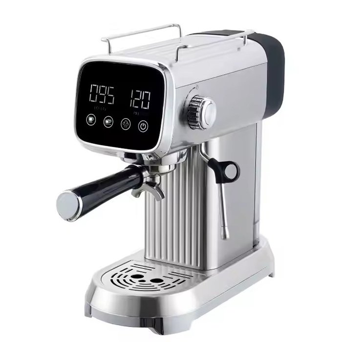 Semi Automatic Espresso Coffee Machine With Steam Wand Stainless Steel ...